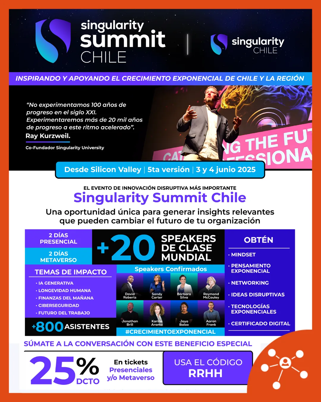 Singularity Summit Chile | Red de RRHH